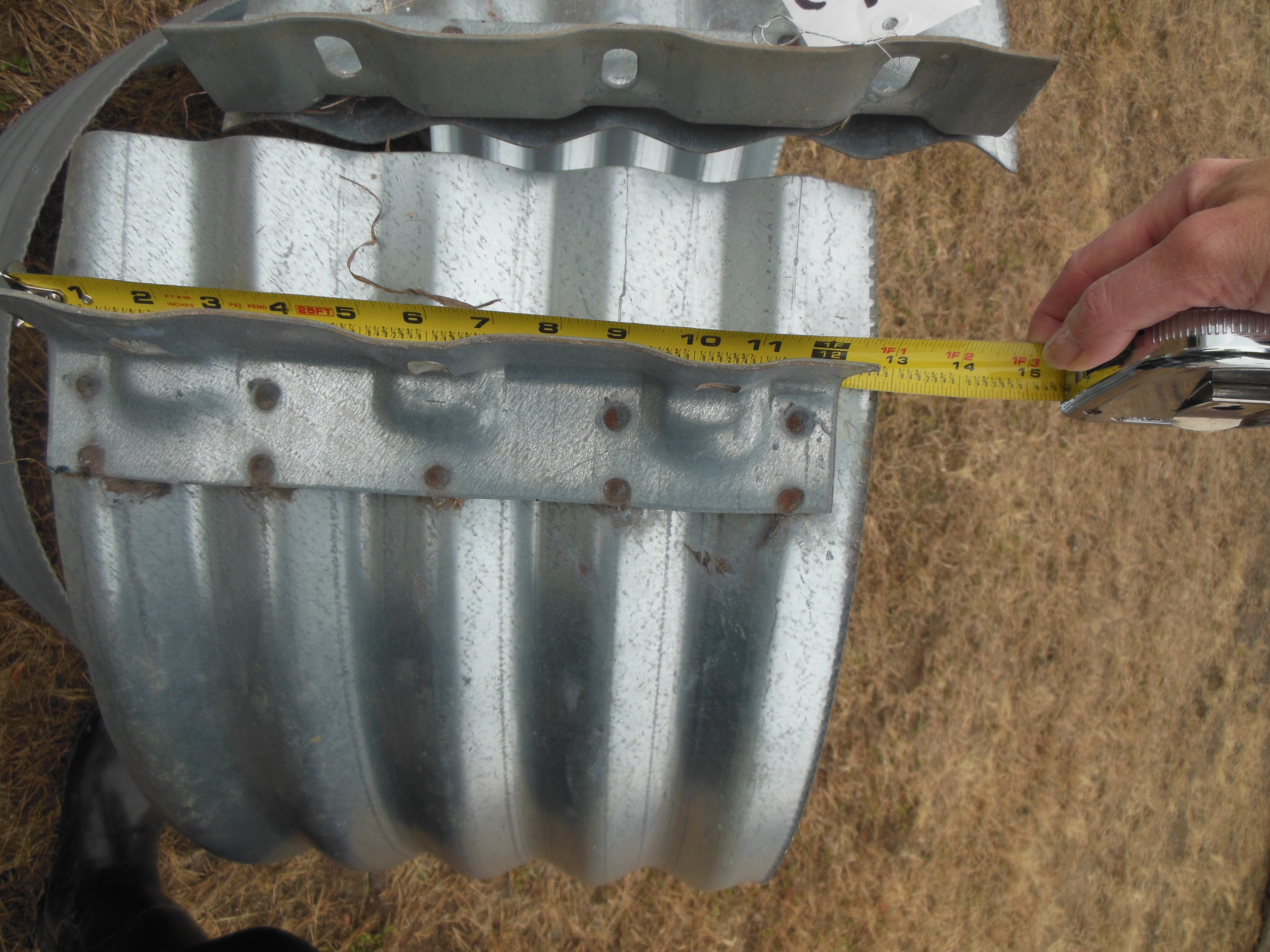 Two Galvanized Culvert Couplers / Connectors | NO RESERVES! Truck ...