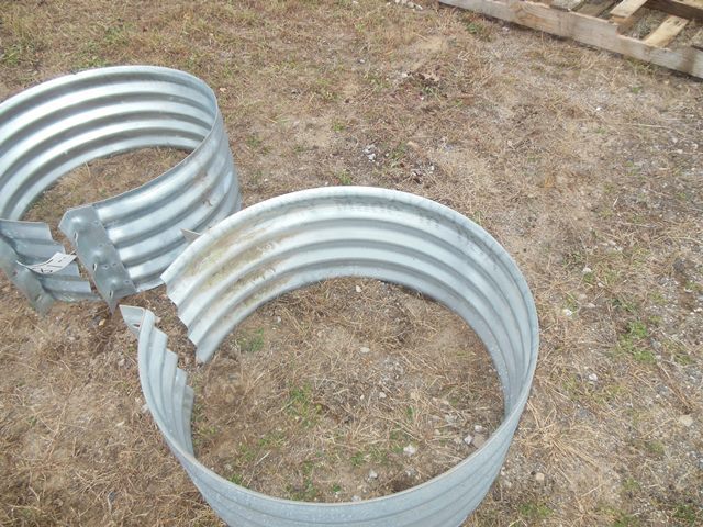 Two Galvanized Culvert Couplers / Connectors | NO RESERVES! Truck ...