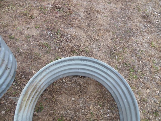 Two Galvanized Culvert Couplers / Connectors | NO RESERVES! Truck ...