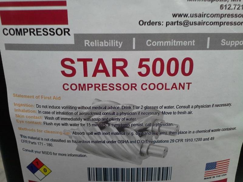 12 Cases of Modern Equipment Star 5000 Compressor Coolant | Year-End ...