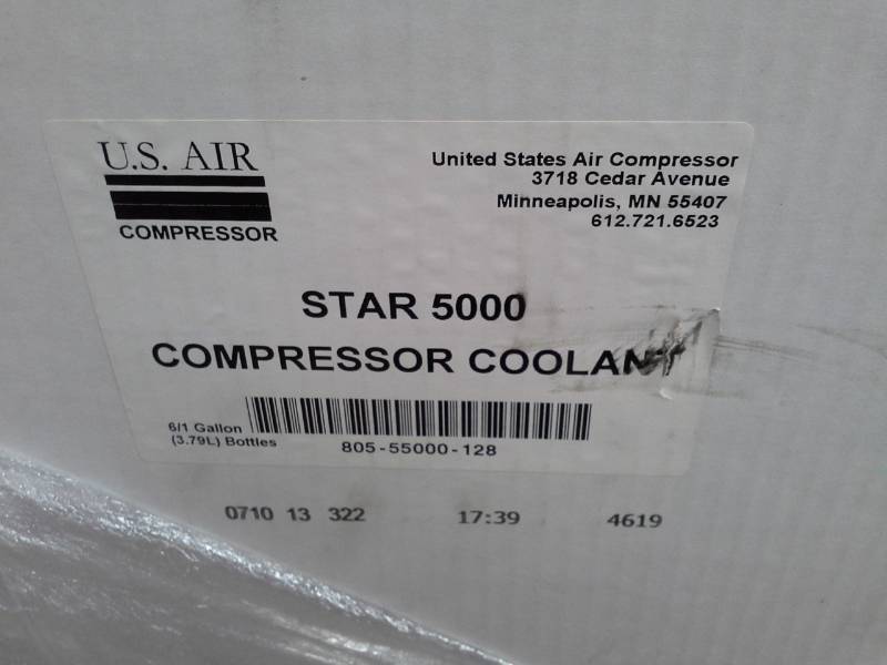 2 Cases of Modern Equipment Star 5000 Compressor Coolant | Year-End ...