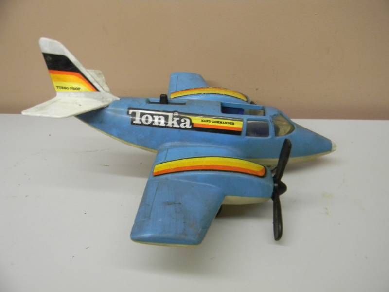 VINTAGE 1979 TONKA HAND COMMANDER TURBO PROP PLANE - SEE PICTURES ...