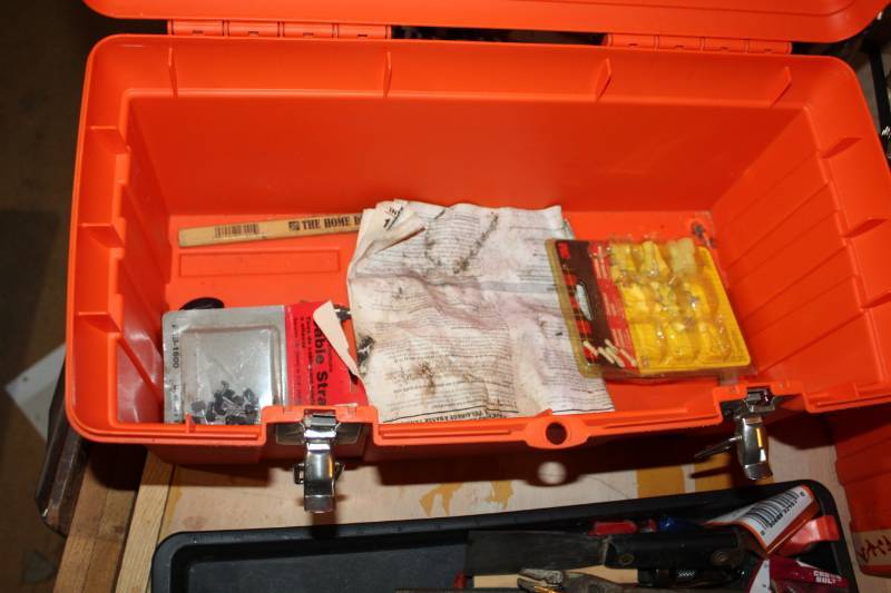 The Home Depot Homer Box Plastic Tool Boxes | Buffalo Estate Sale 4 | K-BID