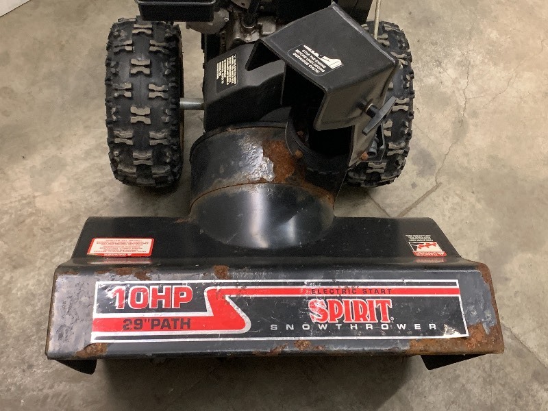 Spirit 10HP Snow Blower | February Snow Blowers & More | K-BID