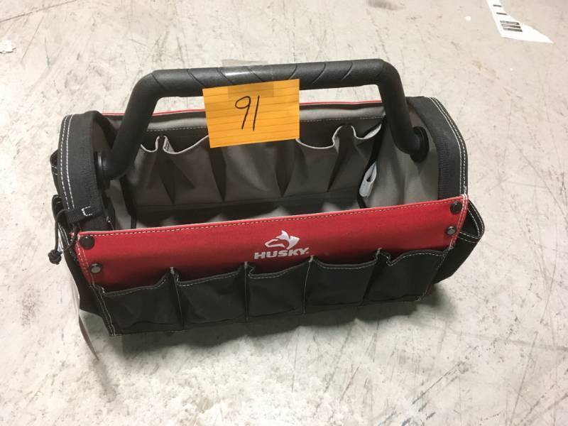 Husky 17 in. Open Tool Tote with Rotating Handle MISSING KNOB | KX REAL ...
