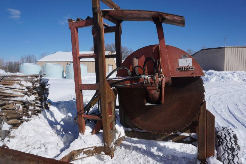 1994 Serco Model 170-A Self Propelled Log Loader With Siro 60" Slasher ...