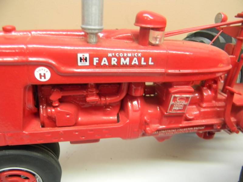 IH McCORMICK FARMALL SUPER H 1/8 SCALE TRACTOR! - SCALE MODELS - RARE ...