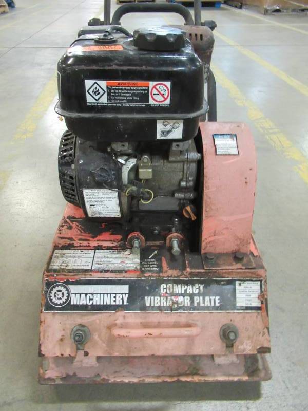 Central Machinery 6.5 HP Plate Compactor 179cc for Soil and Pavement 5500 Vibrations per Minute MN HOME OUTLET AUCTION BURNSVILLE 79 K BID