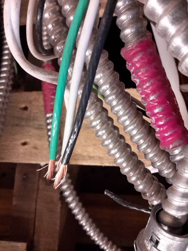 Electrical Wiring with Metal Casing, Please see close-ups | Prescott WI ...