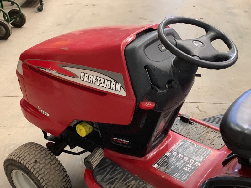 Craftsman FS-5500 Lawn Tractor | April Lawn Equipment & More | K-BID