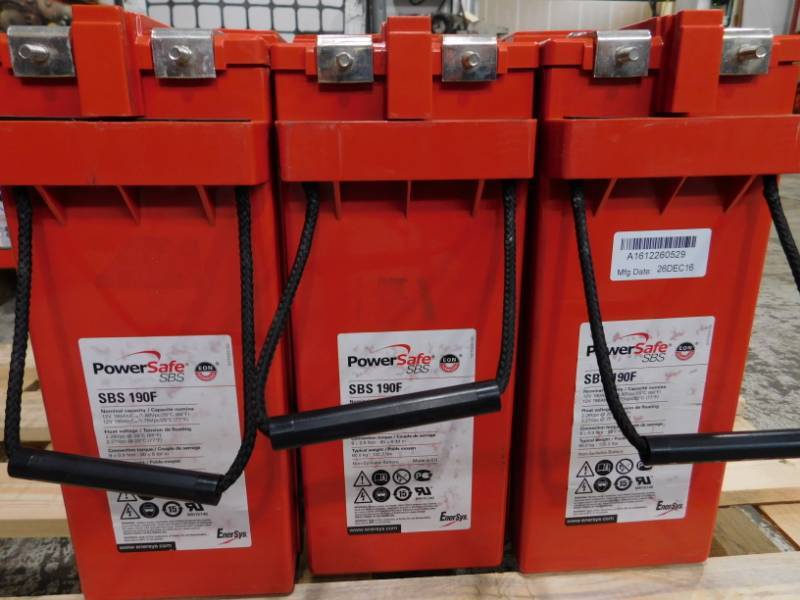 Three SBS190F Telecom Batteries | JB Equipment - June | K-BID