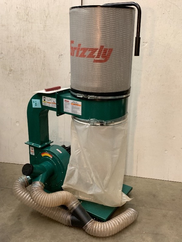 Grizzly 2HP Canister Dust Collector | Like NEW Grizzly Commercial ...