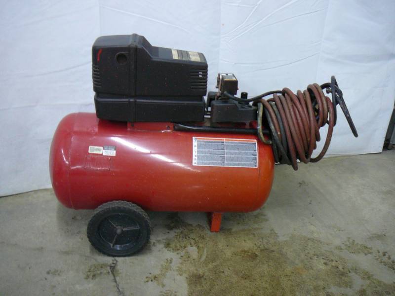 Craftsman Air Compressor 30 Gallon Tank Single Cylinder With Hose ...