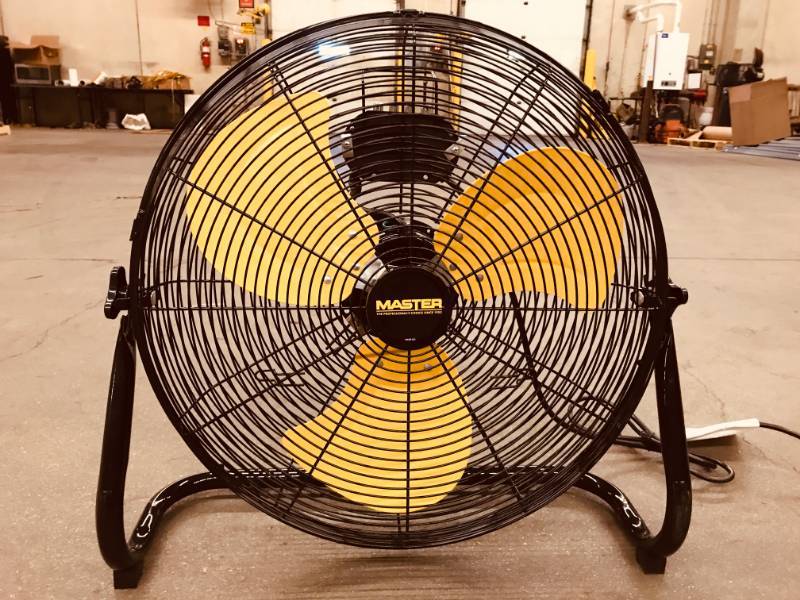 Master MAC-20F High Velocity Omni-Directional Floor Fan | Fan Auction ...