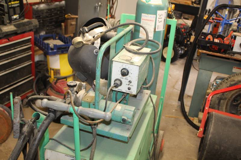 Union Carbide Linde MIG-35 Wire Feeder Welder with Linde VI-253 C/DC ...