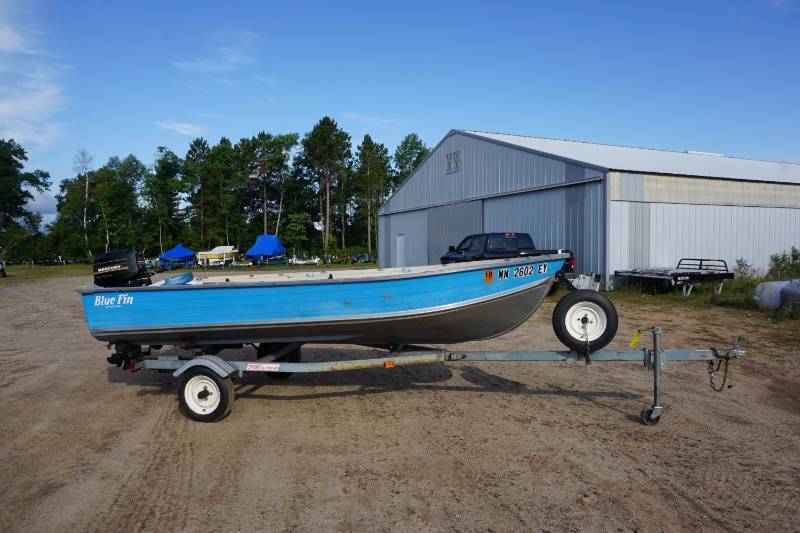 1985 Sea Gull Blue Fin 14' Aluminum Fishing Boat With Trailer | Nisswa ...