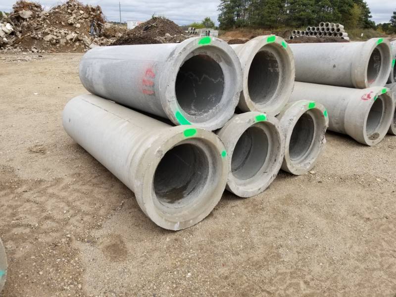 Lot of (5) Concrete Culvert Pipe - 24 Inch Diameter | Jordan Truck ...