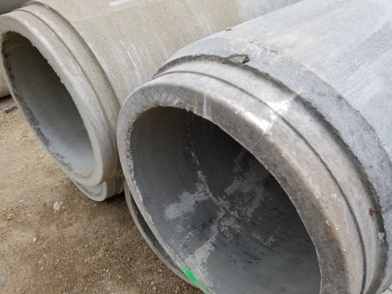 Lot of (5) Concrete Culvert Pipe - 24 Inch Diameter | Jordan Truck ...