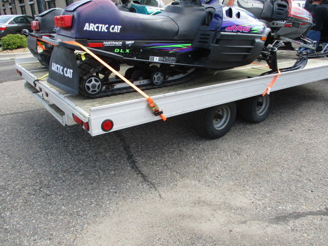 Aluma 3 Place Aluminum Snowmobile Trailer | November Consignments | K-BID