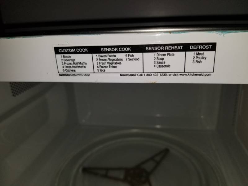 KitchenAid Microwave Mo. #KCMS1555RSS | Incredible Edina Moving Sale ...