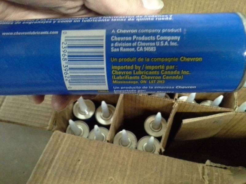 30 Cartridges of Chevron Texclad 2 Industrial Grease 12-oz. | Autumn ...