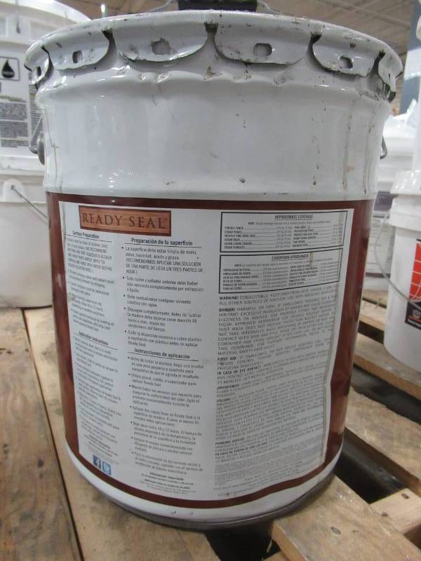 Goof Proof Ready Seal 5 gal. Mission Brown Exterior Wood Stain and ...