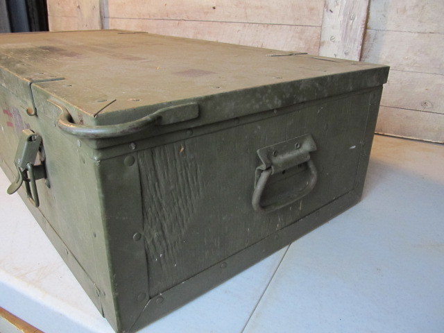 Vintage US Military Engineer Squad Carpenter Equipment Tool chest ...