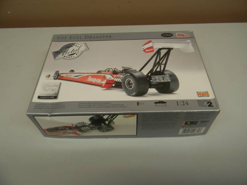TESTORS RACING CHAMPIONS TOP FUEL DRAGSTER 1/24 SCALE METAL BODY MODEL ...
