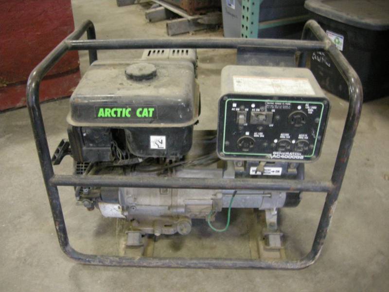 Arctic Cat Portable Generator | Estate Excavation Business, Plow Truck ...