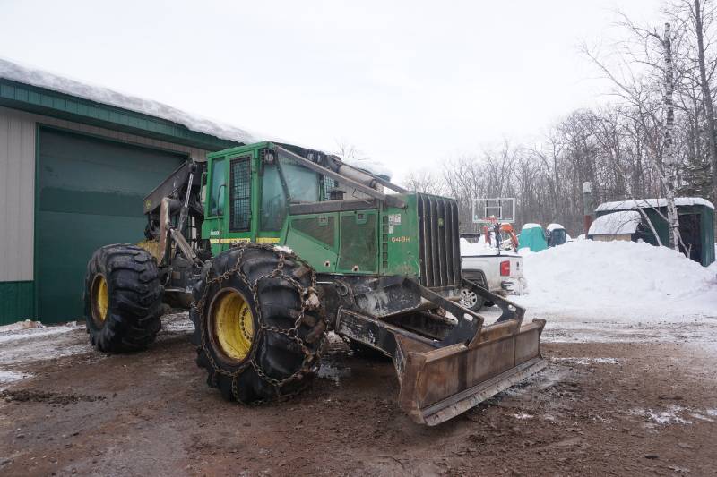 2012 John Deere 648H Skidder With Serco Loader/Siro Slasher | K-BID