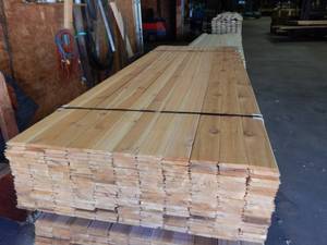 Cedar T & G WP4 , Cedar Lap Siding, Pine & Basswood Boards Lumber ...