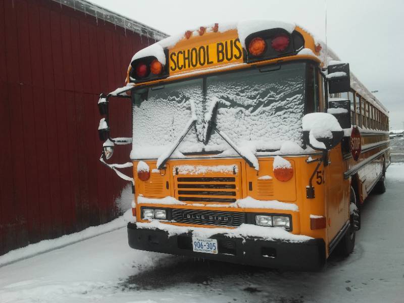 2 School Buses, Detroit Lakes School District. 2001 Bluebird 84 ...