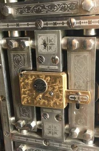 Identify Old Diebold Safe Vintage Vintage Safe Company Hi Res Stock