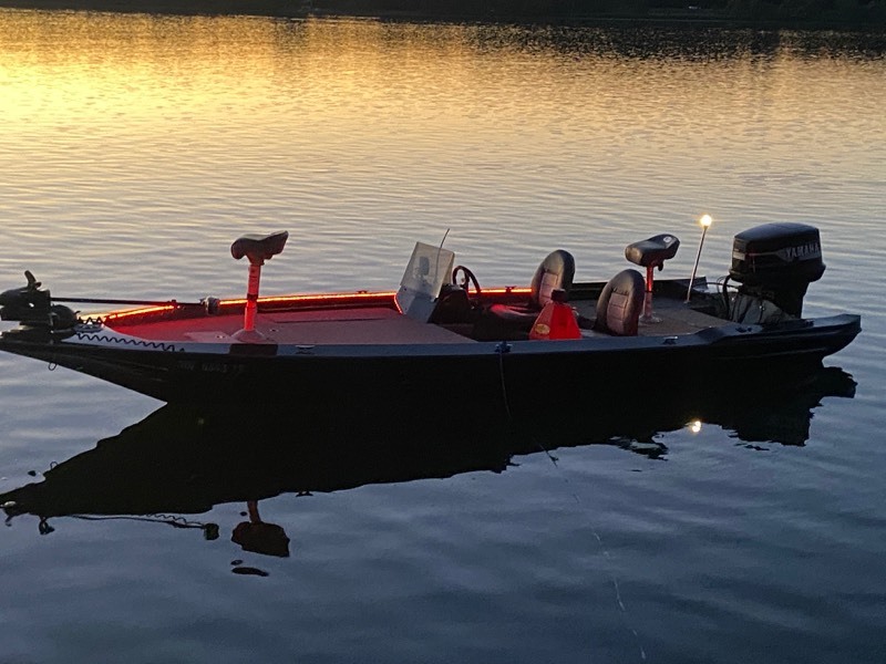 Storm Custom Bass Boat -- Lund Fishing Boat With Honda 4-Stroke ...