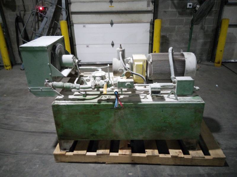 Kaufman Automated Pallet Wrapper, Hydraulic Pump, Conveyer rollers ...