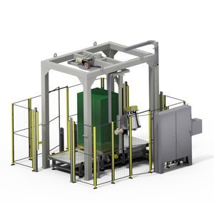 Kaufman Automated Pallet Wrapper, Hydraulic Pump, Conveyer rollers ...
