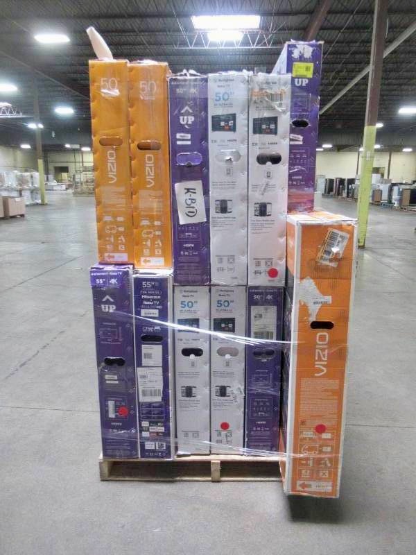 Wholesale - Customer Returned - Smart Ultra HD TV Pallets | K-BID