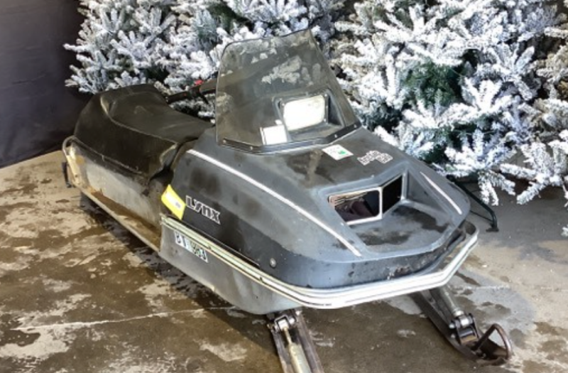 VINTAGE SNOWMOBILES, BOAT, MOPED, FLATBED TRAILER | K-BID