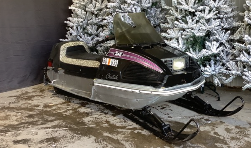 VINTAGE SNOWMOBILES, BOAT, MOPED, FLATBED TRAILER | K-BID