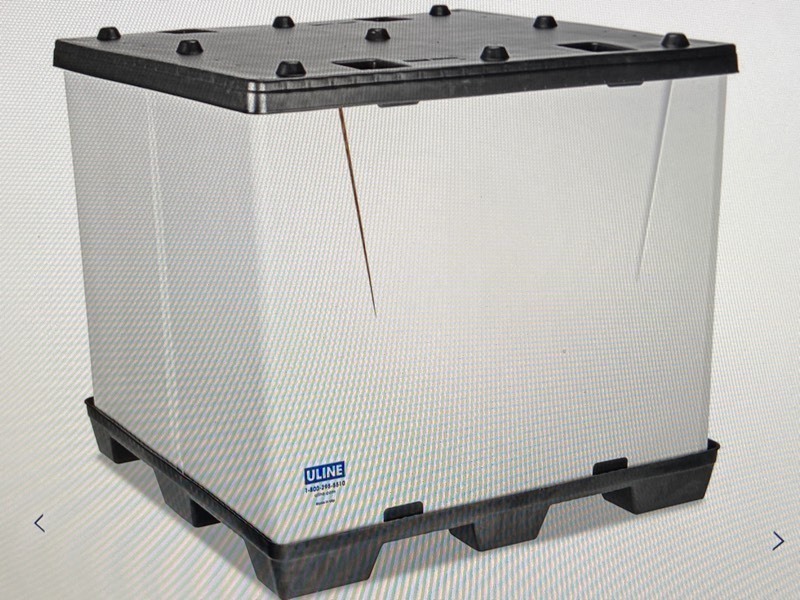 Uline Reusable Bulk Container Pallets | K-BID