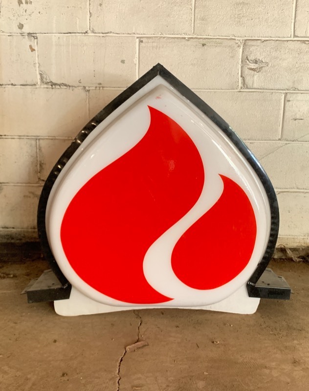 COLLECTIBLE ADVERTISING | Amoco & Standard Oil Co. Signs in Great Shape ...