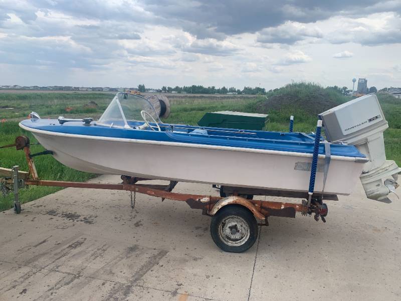 1950 Owens Runabout Boat with 75hp Motor with Trailer | K-BID