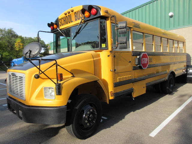 FORD ECONO VAN AND A HANDICAP ACCESSIBLE SCHOOL BUS WITH HYDRAULIC LIFT ...
