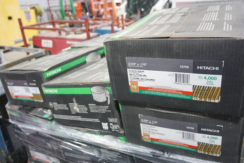4000 Count Boxes Of Hitachi Nails #321 | K-BID