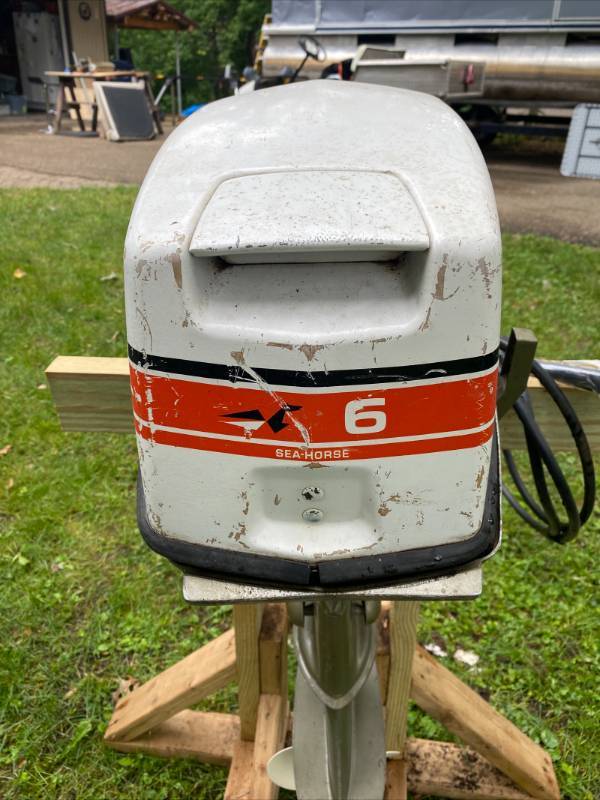 Johnson 6 Seahorse Outboard Motor 6hp Johnson Seahorse Outboard Motor