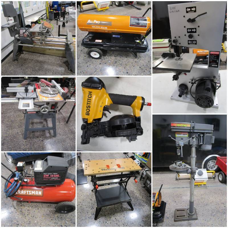 Estate Tools, Shop Equipment, Utility Trailers, Shop & Garage Items ...