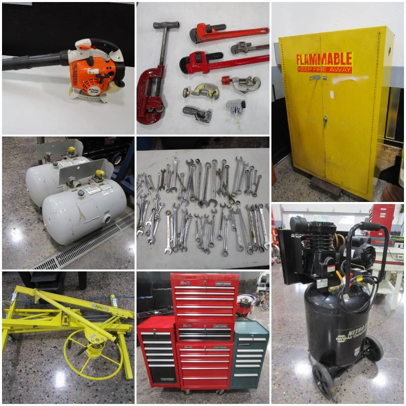 Estate Tools, Shop Equipment, Utility Trailers, Shop & Garage Items ...