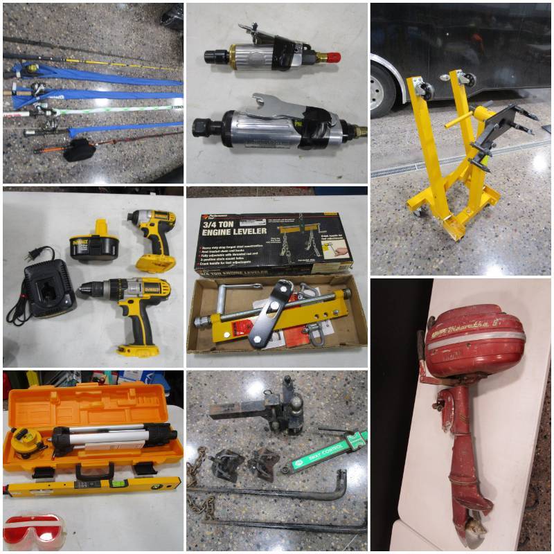 Estate Tools, Shop Equipment, Utility Trailers, Shop & Garage Items ...