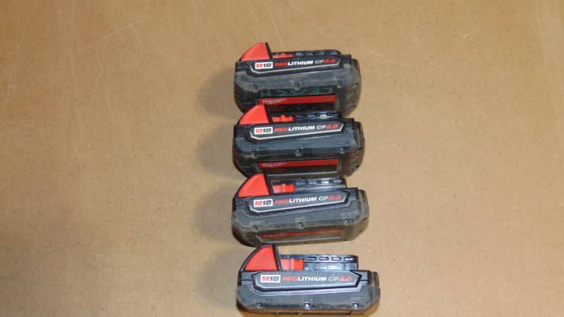 Walker, Mn - Assorted Lots of Rechargeable Power Tool Batteries | K-BID
