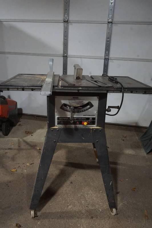 Sears Craftsman 9 table Saw JAX of Benson Sale 1091 power tools hand tools Race collectibles K BID